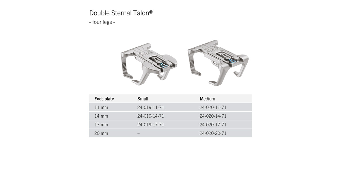 Sistema cierre esternal Talon de KLS Martin - Varlix