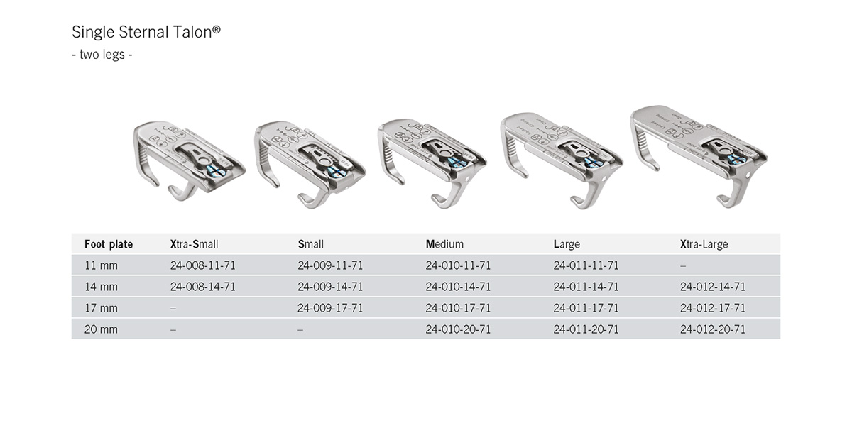 Sistema cierre esternal Talon de KLS Martin - Varlix